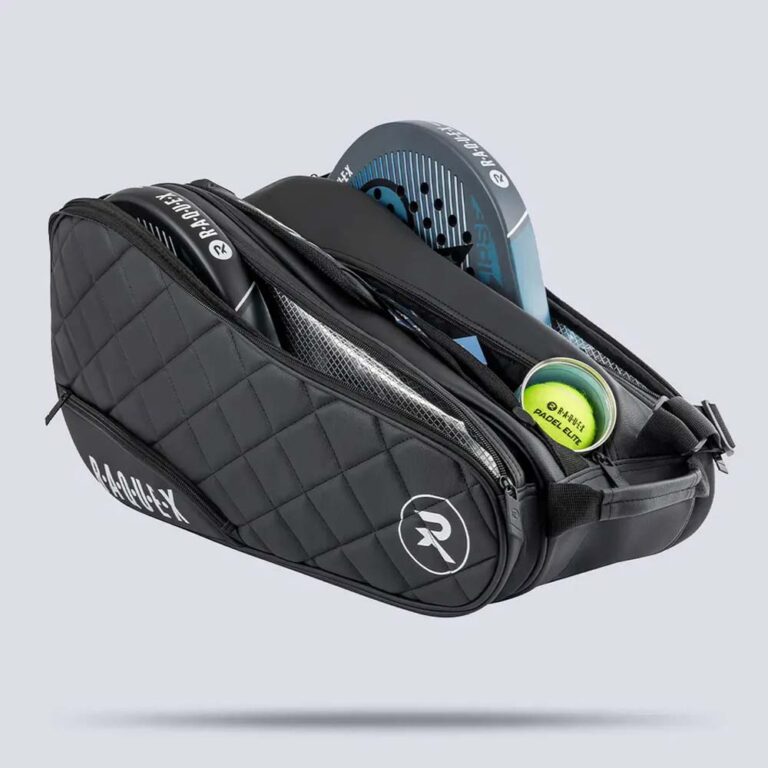 Raquex Elite Padel Racket Bag (Black) | Stringers' World