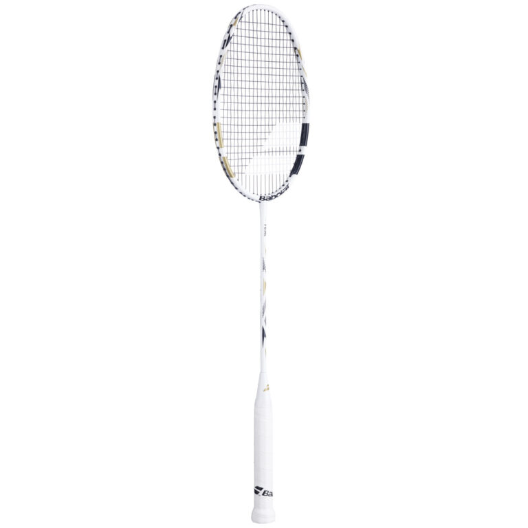 Babolat Prime Badminton Racket (White/Gold) (2026) | Stringers' World