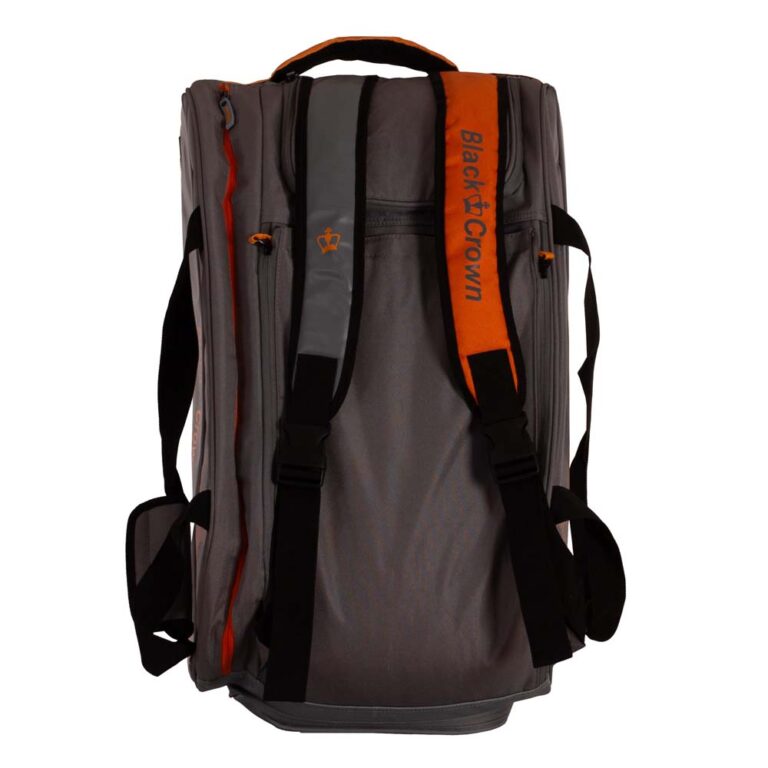 Black Crown Plus Padel Bag (2026) (Grey/Orange) | Stringers' World