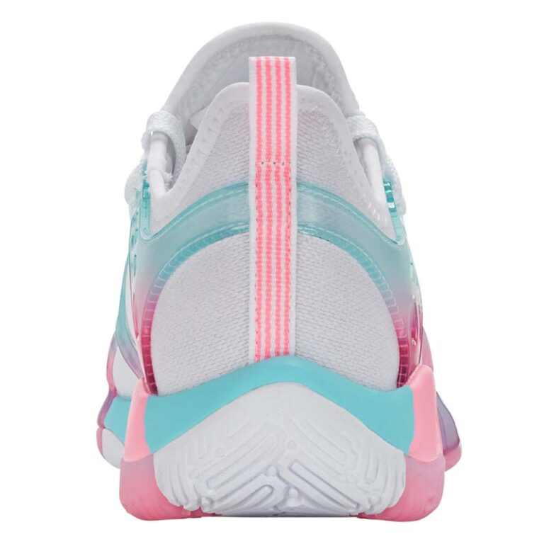 K-Swiss Womens K-Frame Padel Shoes (White/Soft Neon Blue/Neon Bubblegum ...