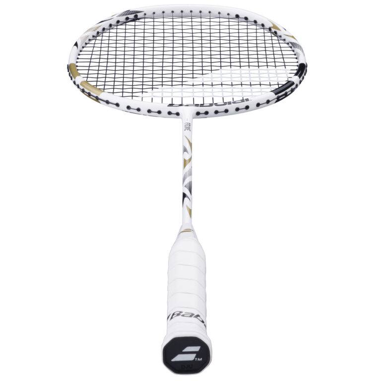 Babolat Prime Badminton Racket (White/Gold) (2026) | Stringers' World