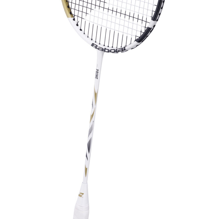 Babolat Prime Badminton Racket (White/Gold) (2026) | Stringers' World